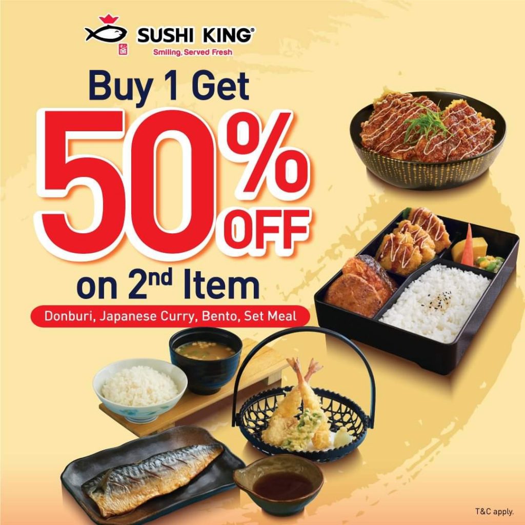 Sushi King Promotion July 2022