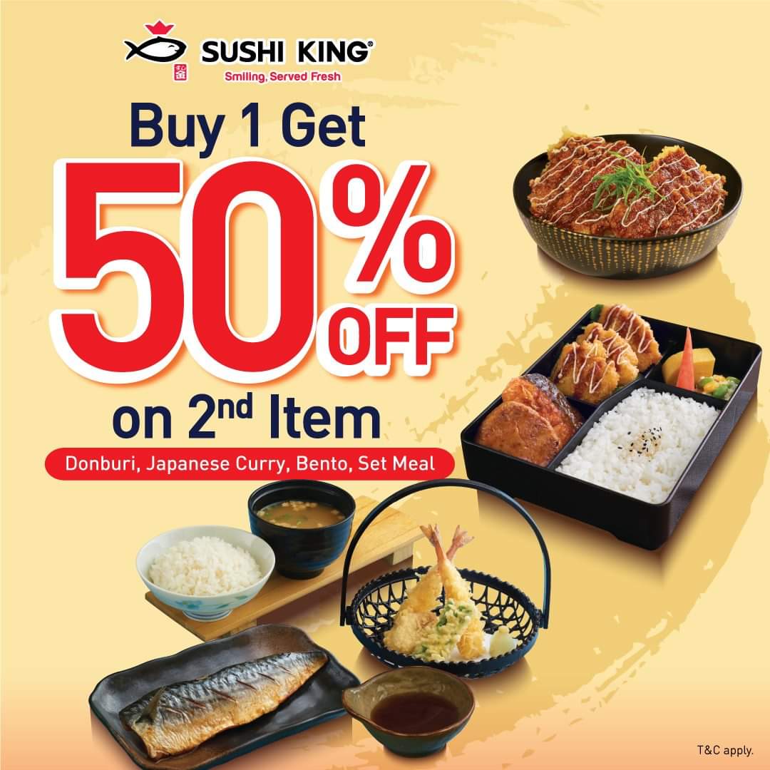 Sushi King Promotion July 2022