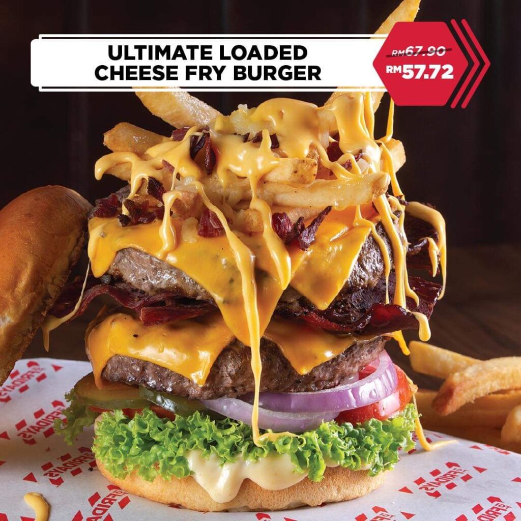 TGI Fridays GE15 Extra 15% OFF All Burgers Promotions