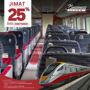 KTM ETS Business Class Ticket 25% Off Promo Code