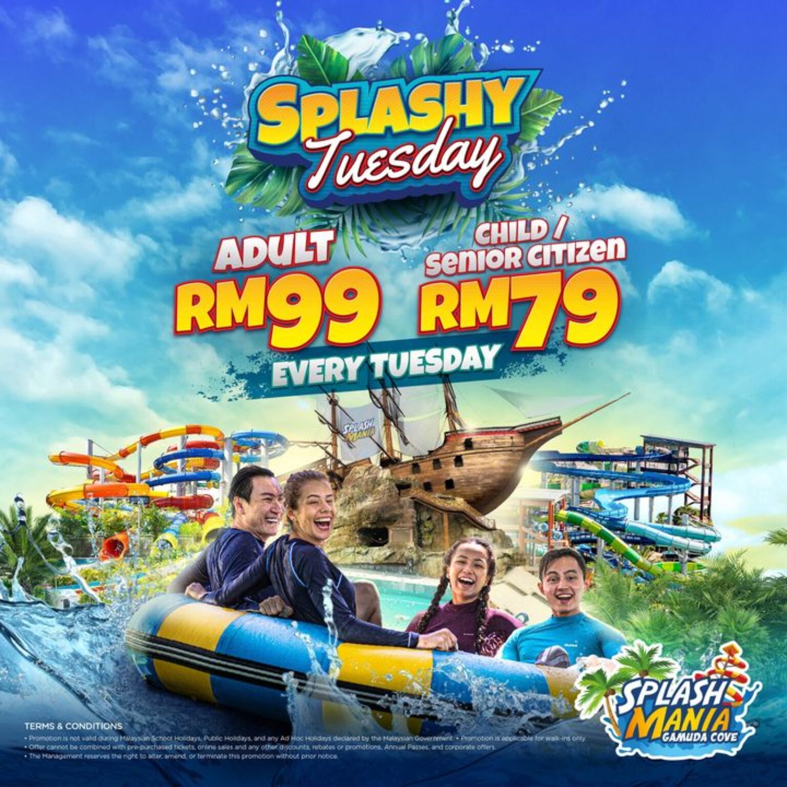 SplashMania's Super Saver Tuesday: Unbeatable Deals for Adults at RM99 ...