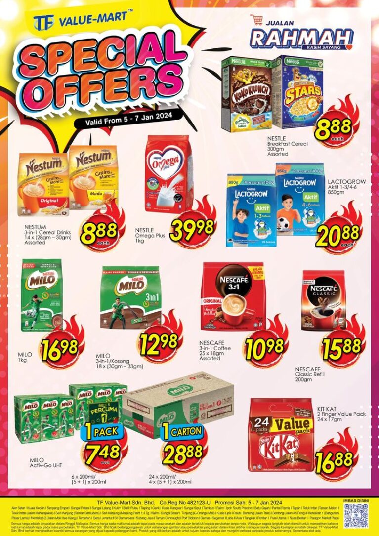 TF Value-Mart Weekend Surprise Promotion Until 7 Jan 2024