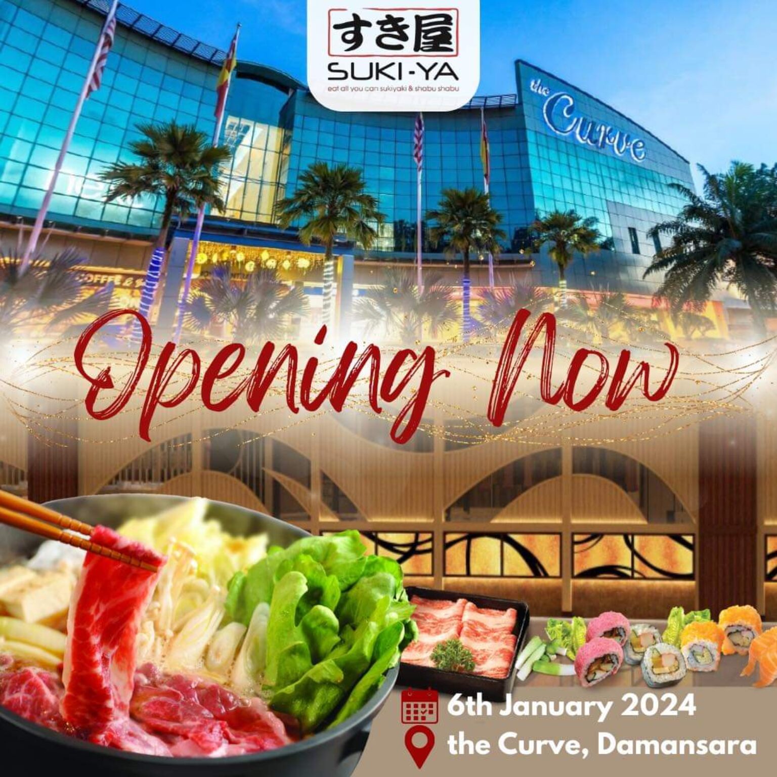 Suki-Ya Exciting New Outlet at The Curve, Damansara: Enjoy 15% Off This ...