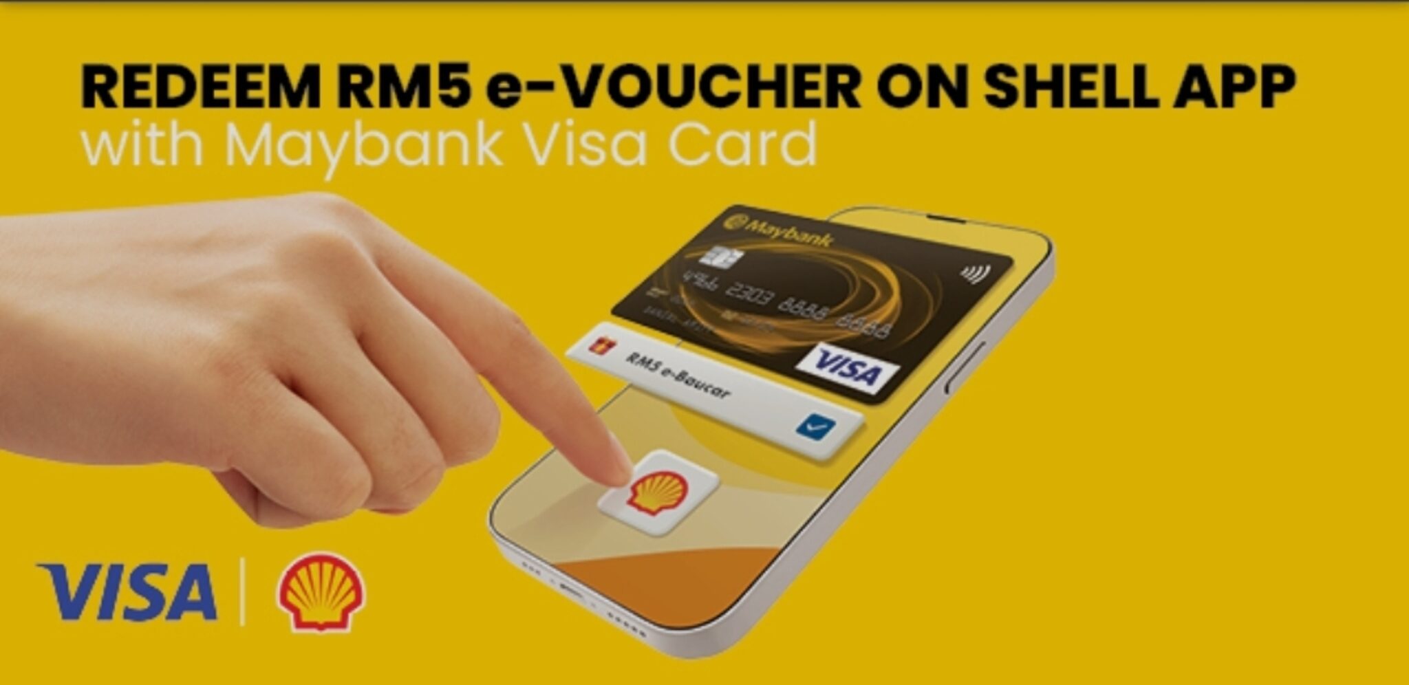 Fuel your tank for a complimentary RM5 Shell e-Voucher