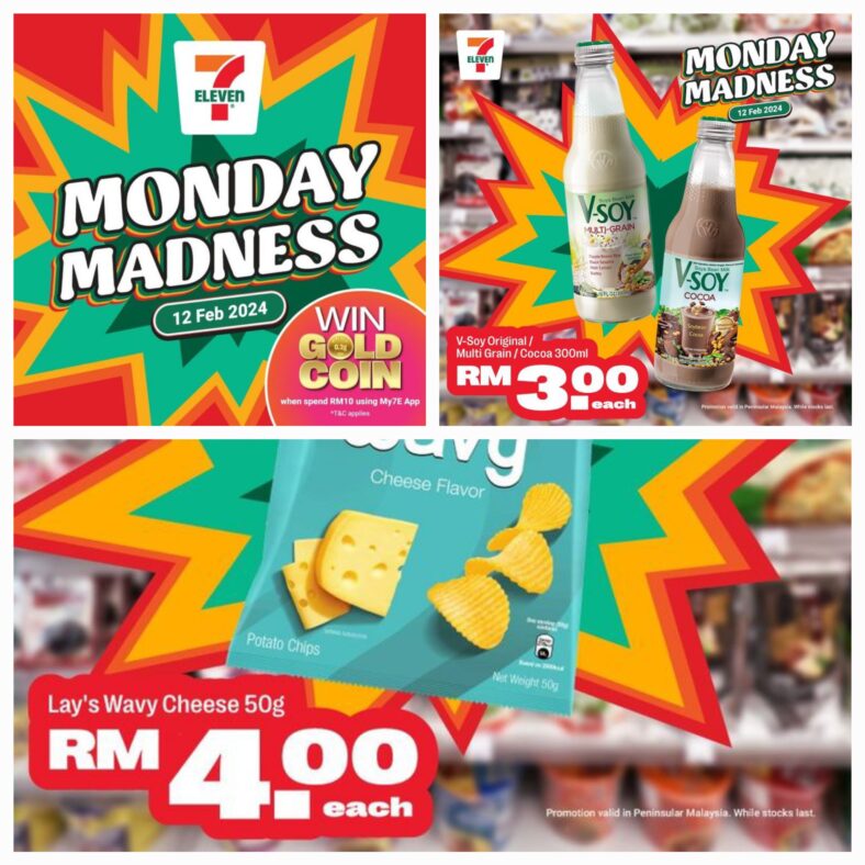 7-Eleven Monday Madness Promo on 12 Feb 2024