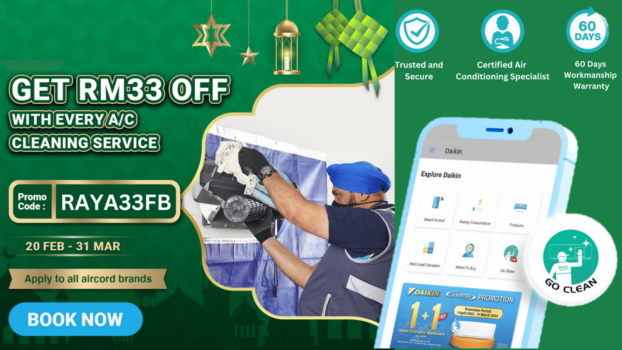 Daikin's Exclusive Air Conditioner Cleaning Service Promo 2024 : RM33 ...