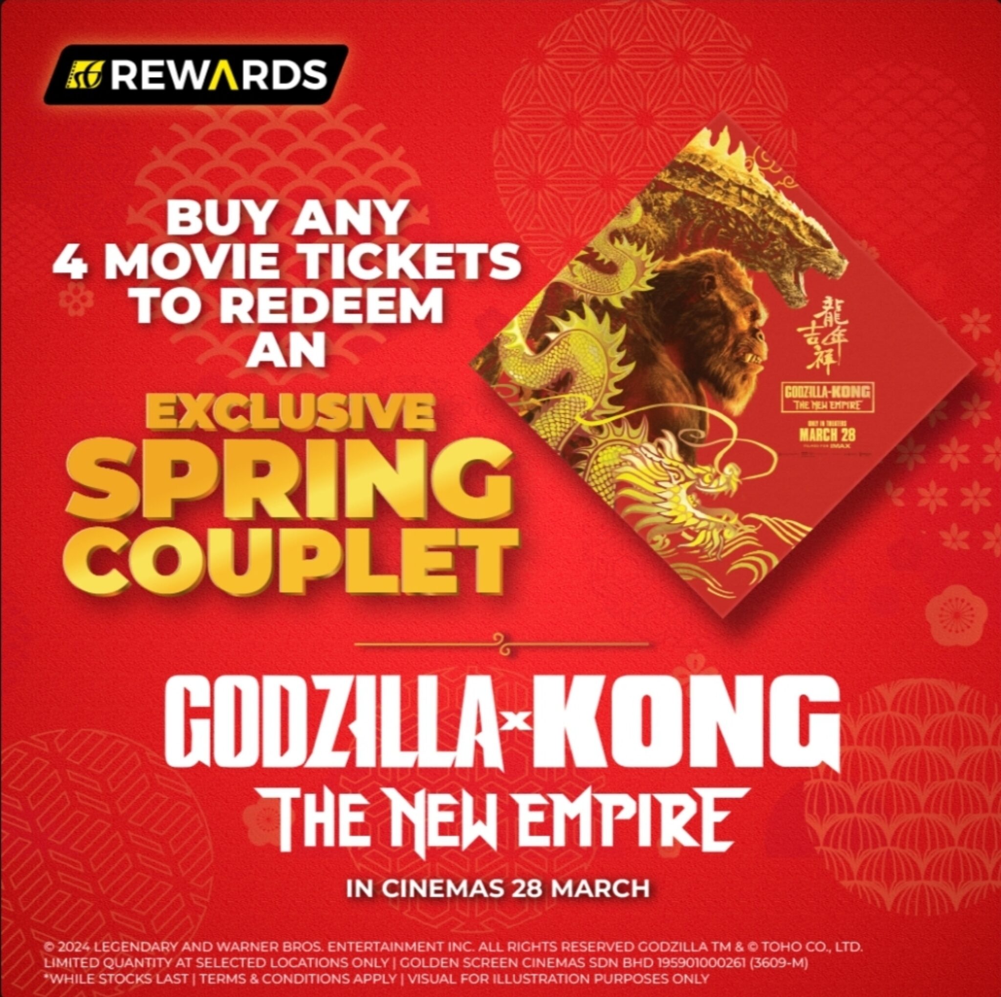 GSC Godzilla X Kong: The New Empire CNY Couplet Redemption