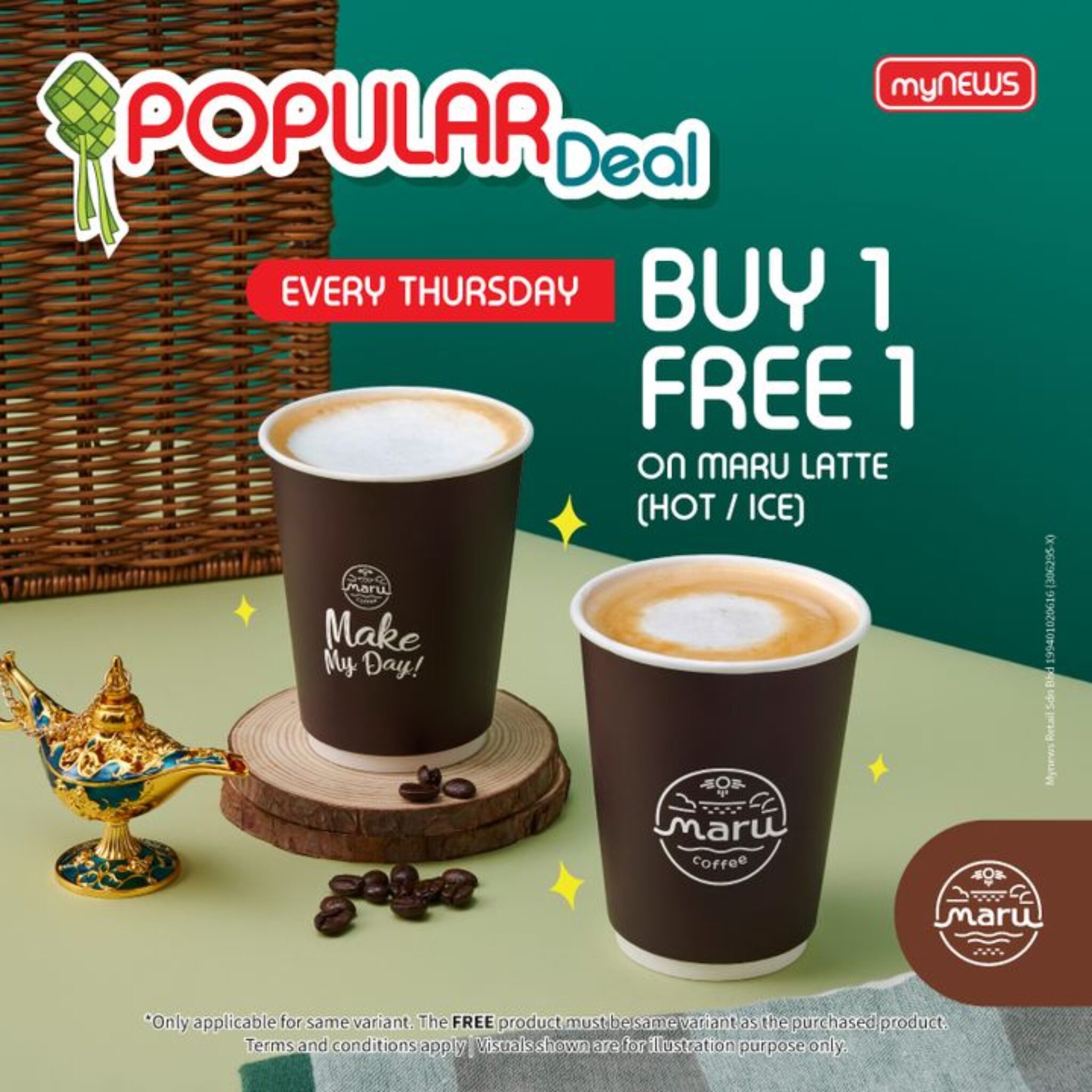 MyNEWS 2024: Double the Delight Every Thursday at Maru Kafe - Buy One ...