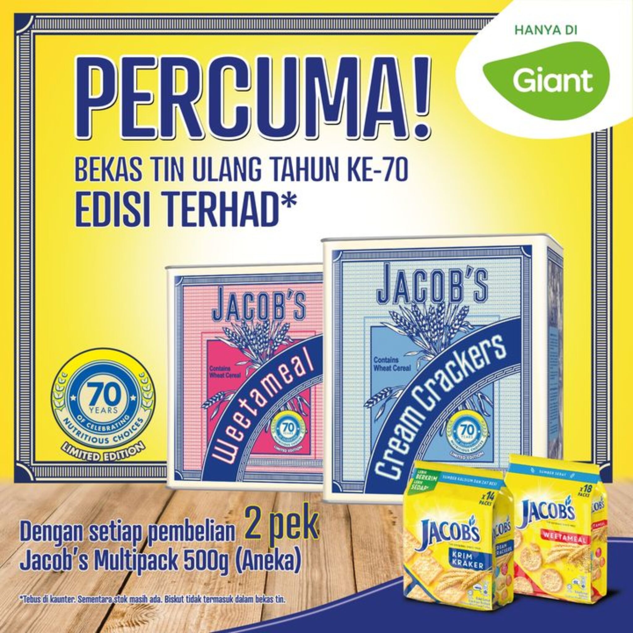 Giant Supermarket Celebrates 70 Years of Jacob’s Cream Crackers with a ...