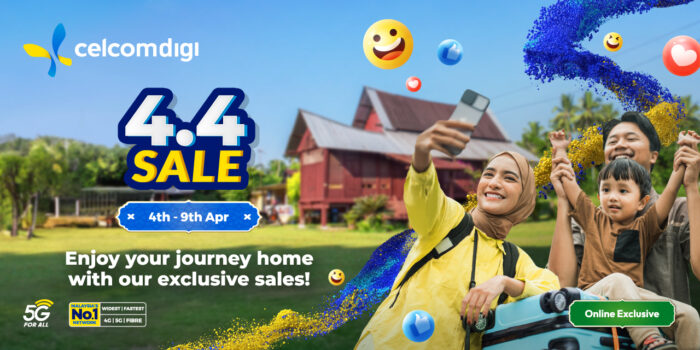 Get ready to balik kampung with CelcomDigi's 4.4 exclusive Internet deals!