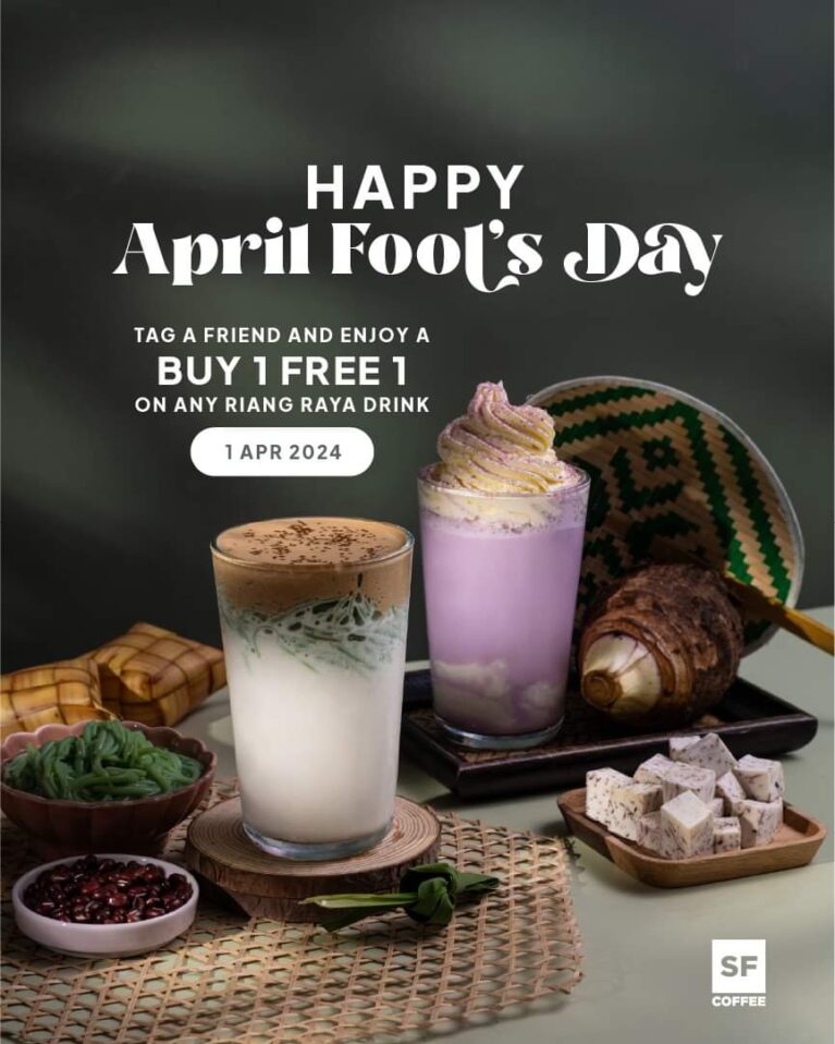 San Francisco Coffee BUY 1 FREE 1 Promo April 2024: Celebrate April Fool's Day with Style!