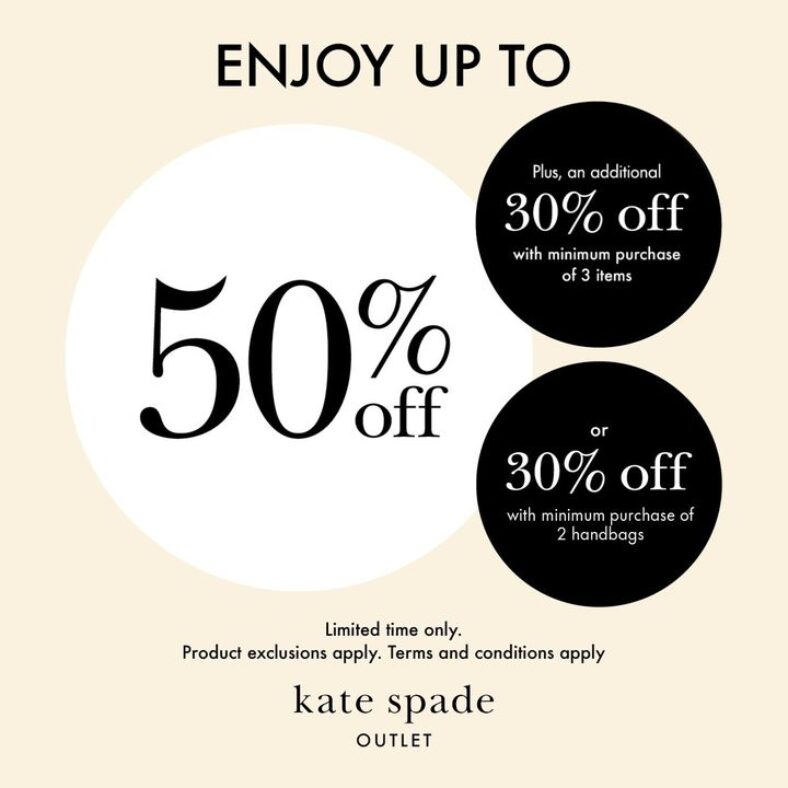 Kate Spade New York Outlet: Update Your Wardrobe with Up to 50% OFF ...
