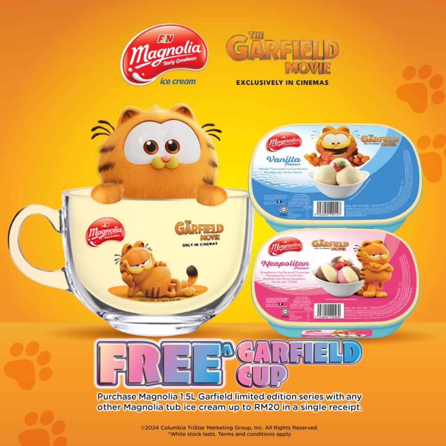 Magnolia's Garfield Ice Cream Promo - May 2024