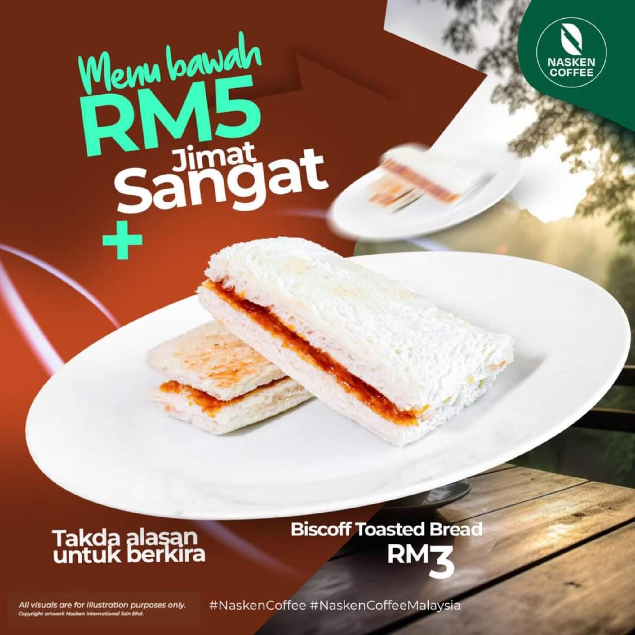 Nasken Coffee 2024 Promo - Affordable Breakfast Options under RM10!