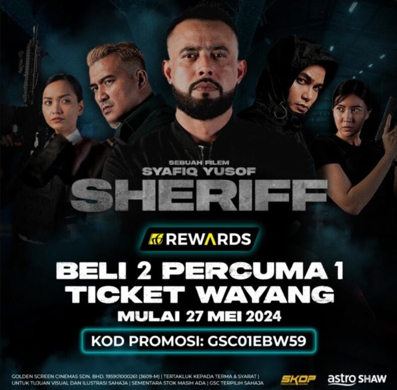 GSC Sheriff Movie Ticket Promotion: Buy 2 Free 1 [2D] Movie Ticket ...