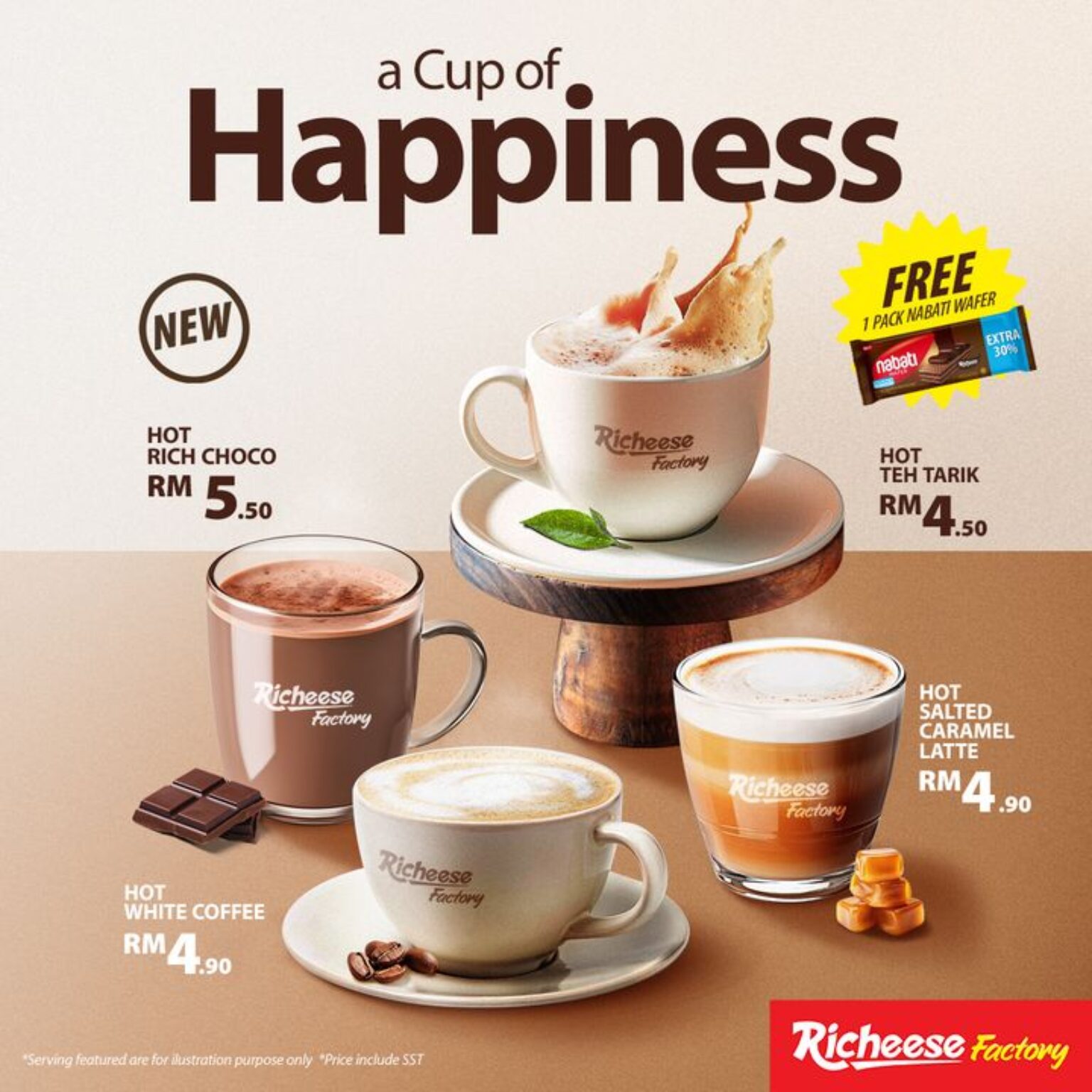 Richeese Factory June 2024 Promo: Sip Happiness with Hot Beverages ...