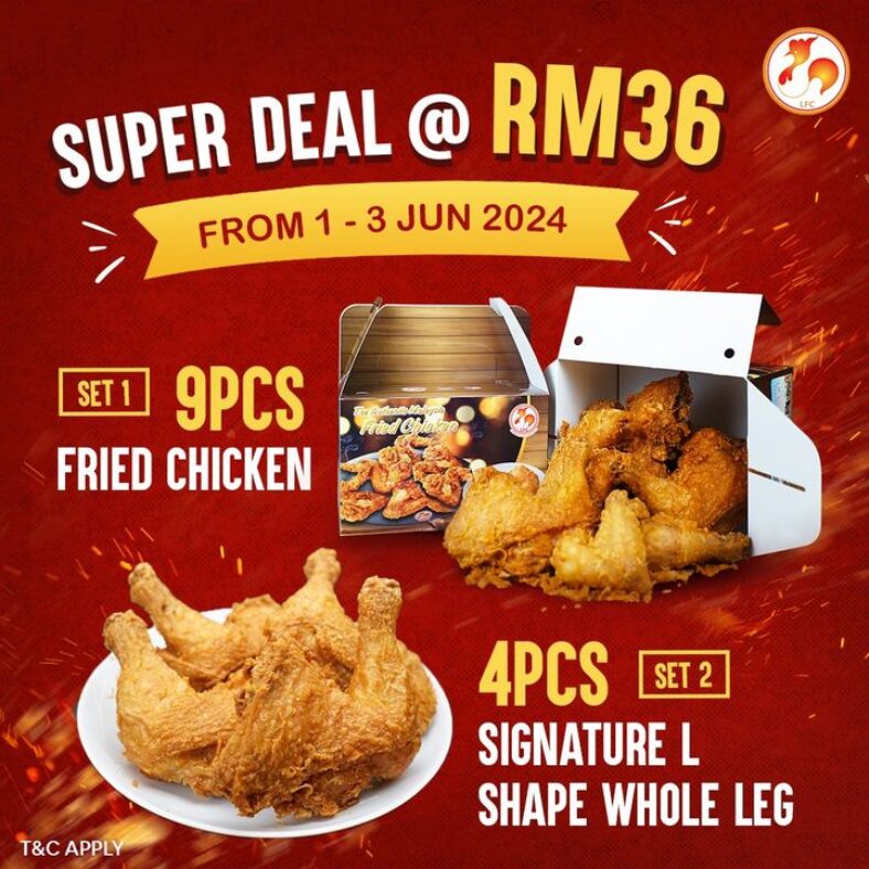 LFC Super Deals - Celebrate with 9pcs Fried Chicken or 4pcs Signature L ...