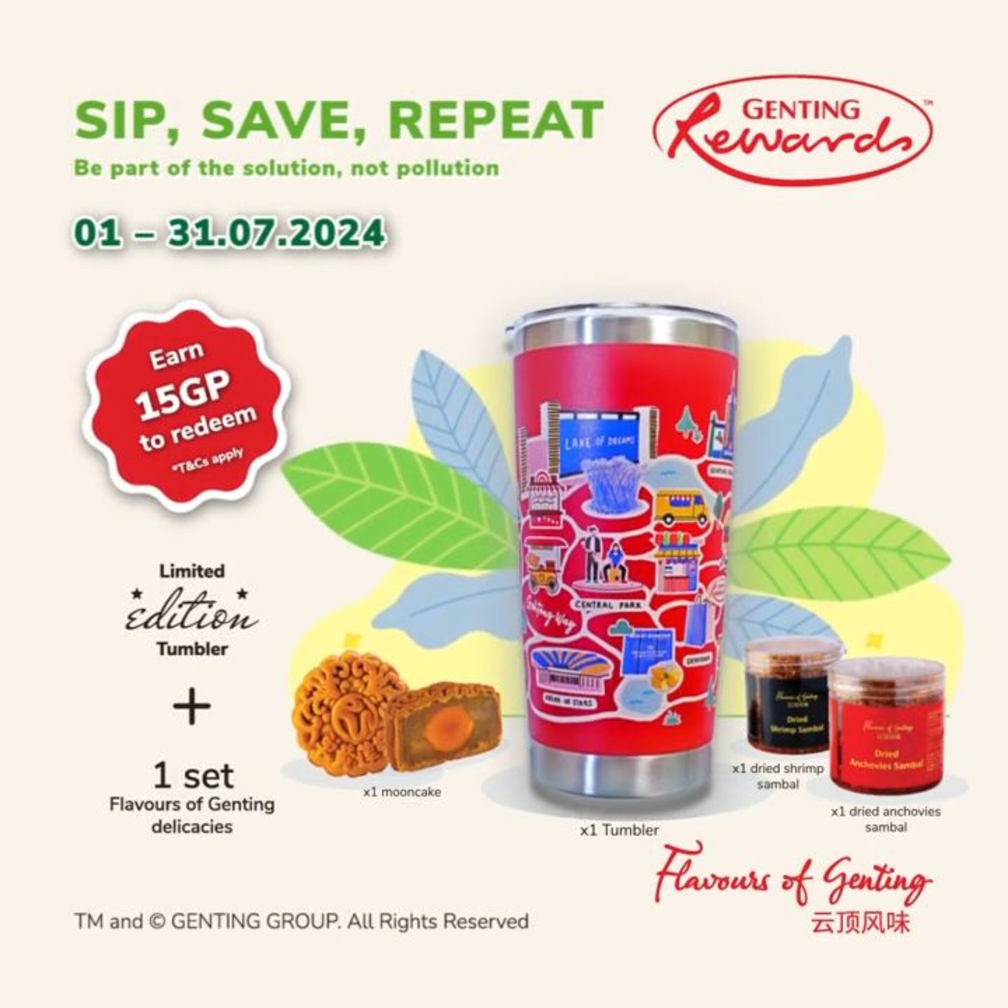 Let's Stay Hydrated and Go Green with Genting Rewards!