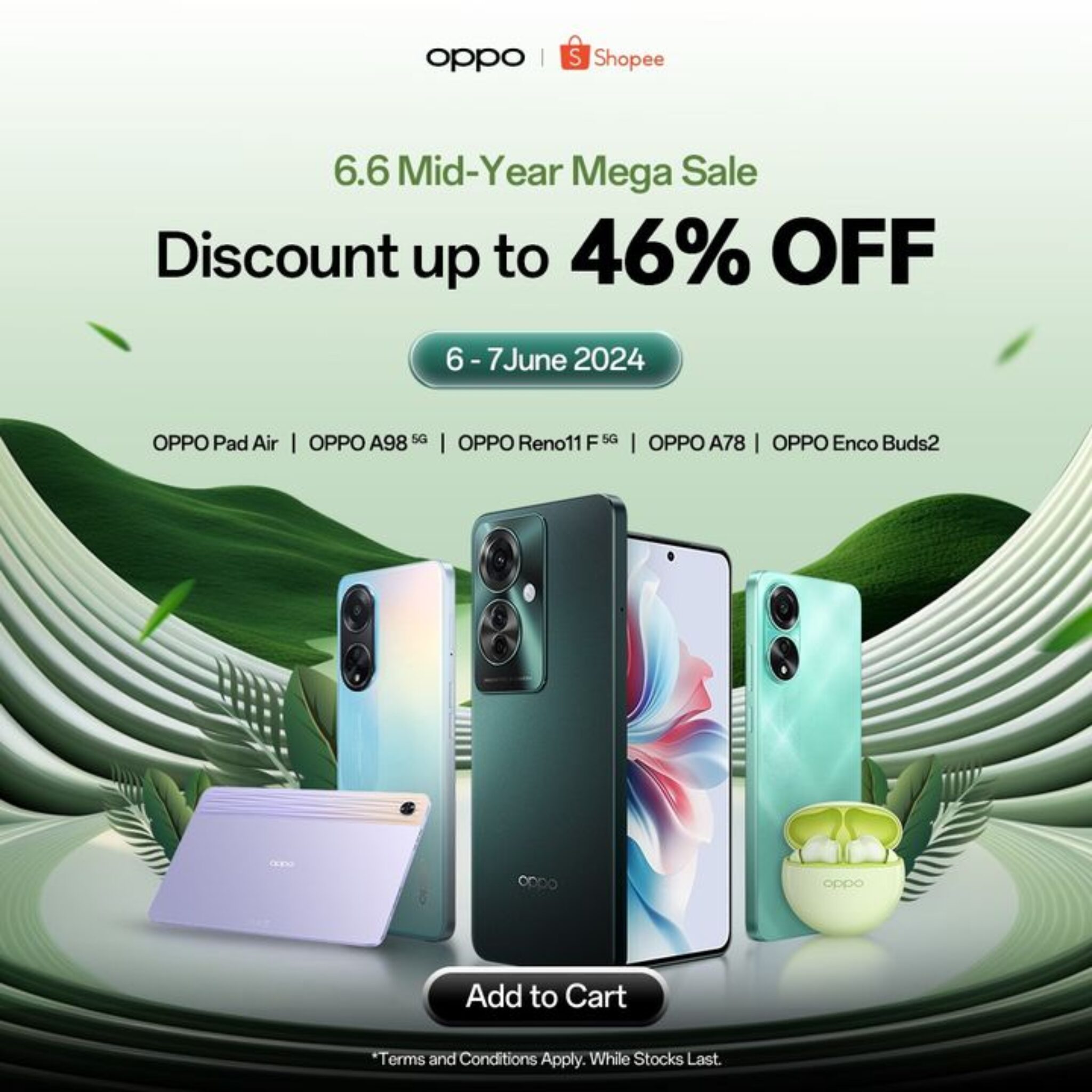 OPPO's 6.6 Mega-Year Mega Sale June 2024 - Up to 46% Off! | OPPO