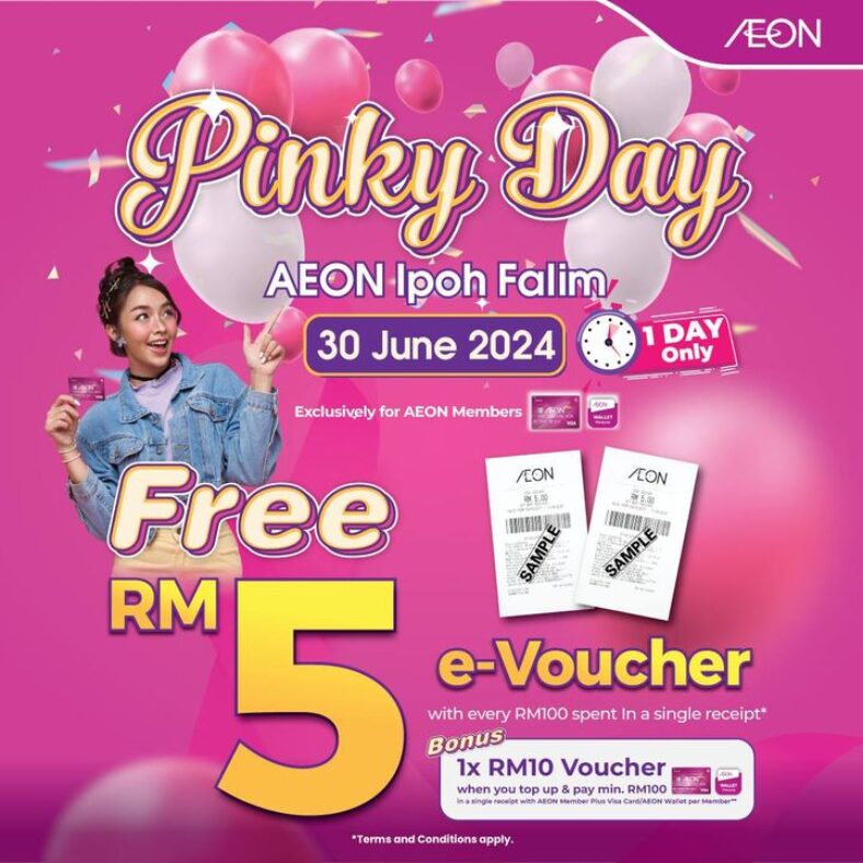 Join AEON Pinky Day for Exclusive Promotions and Savings on 30 June 2024