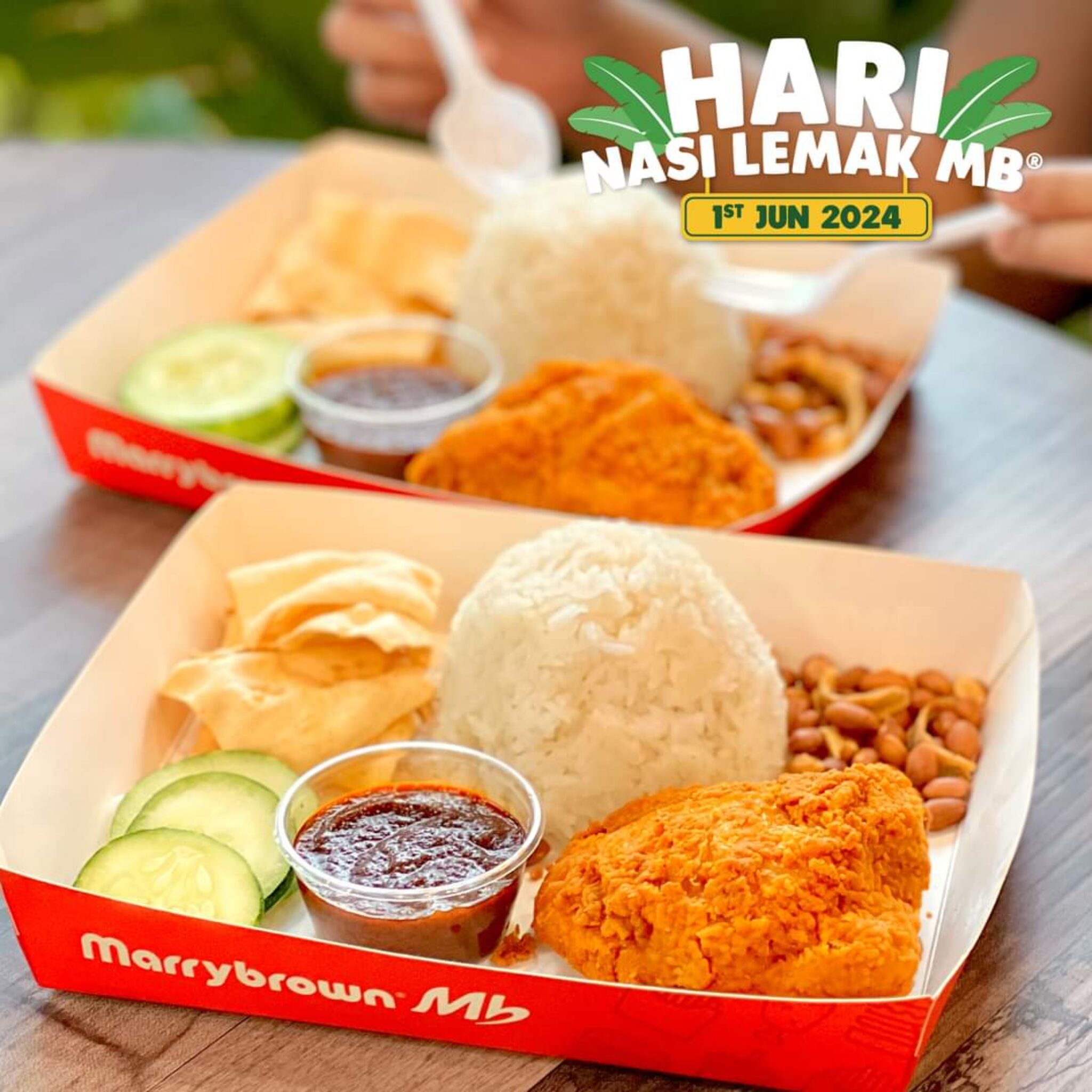 Marrybrown's Nasi Lemak is Back! Double the Deliciousness on 1 July 2024