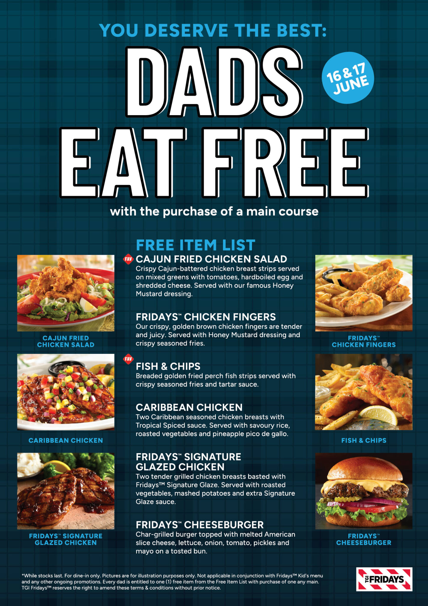 Celebrate Father’s Day 2024 at TGI Fridays Malaysia with a Free Meal ...