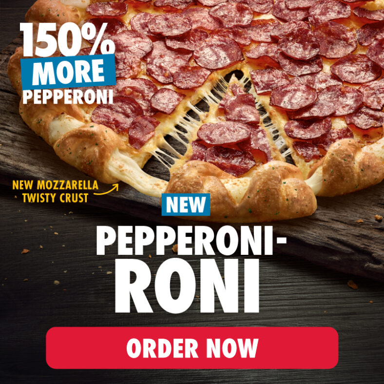 Domino's Pizza: New Pepperoni-Roni Pizza with 150% More Pepperoni and ...