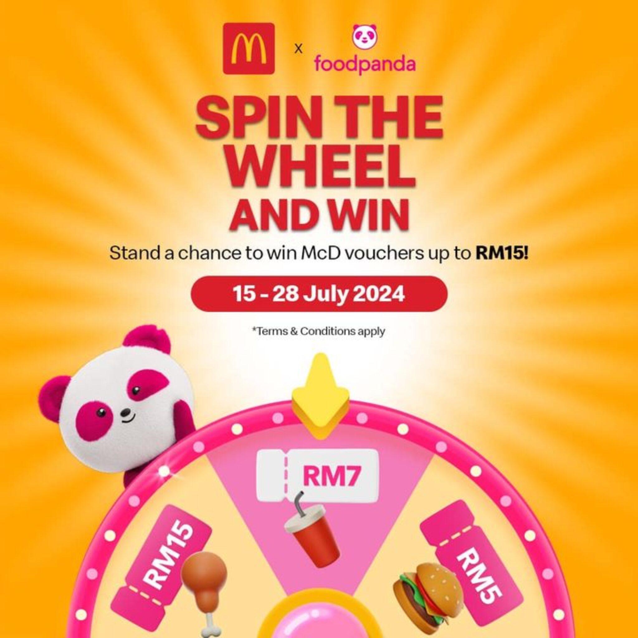 Score McD Deals with FoodPanda's Spin the Wheel Promo - July 2024