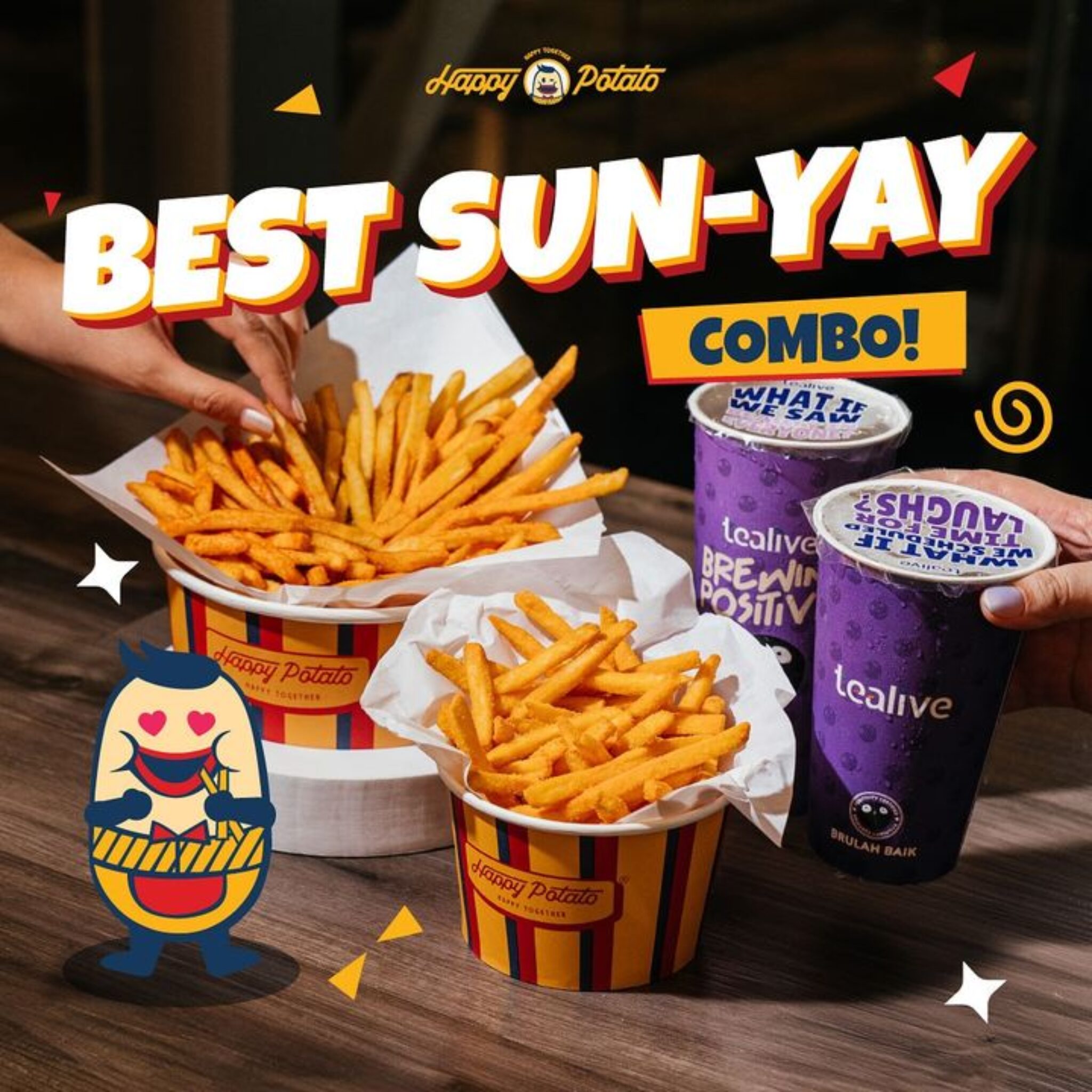 Celebrate Your Week with the Ultimate Happy Potato and Tealive Combo 2024