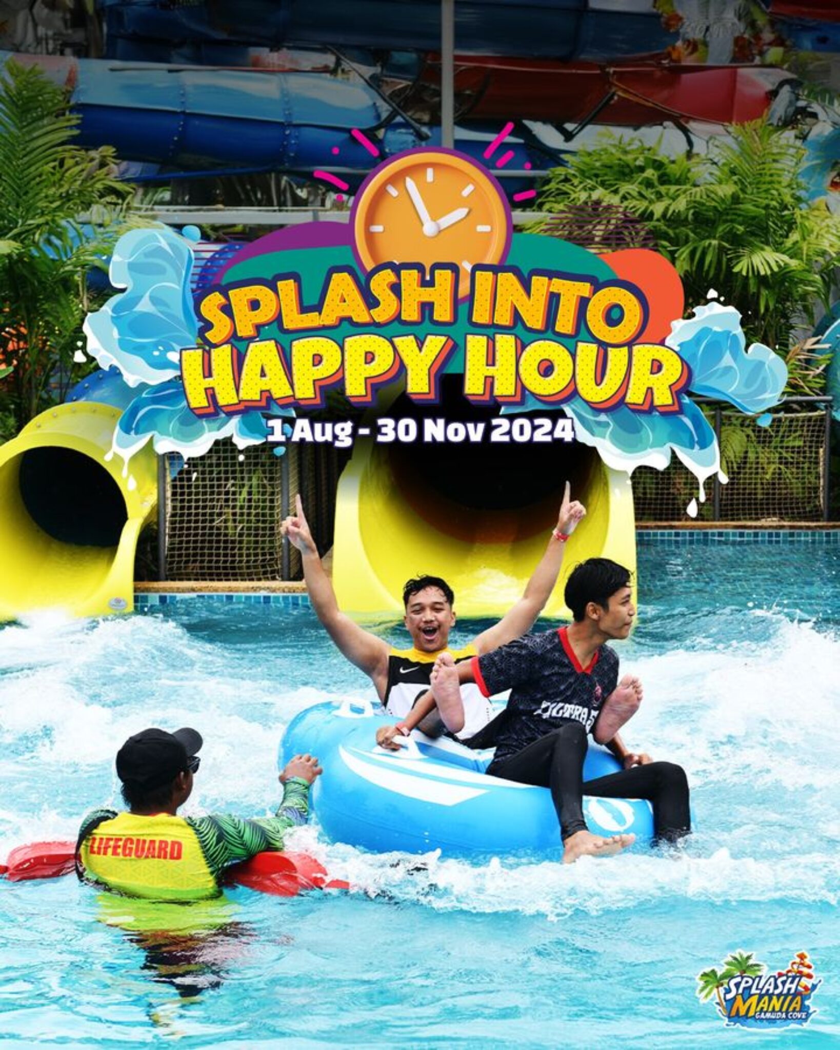Make a Splash this August 2024 with SplashMania's Happy Hour Promo!