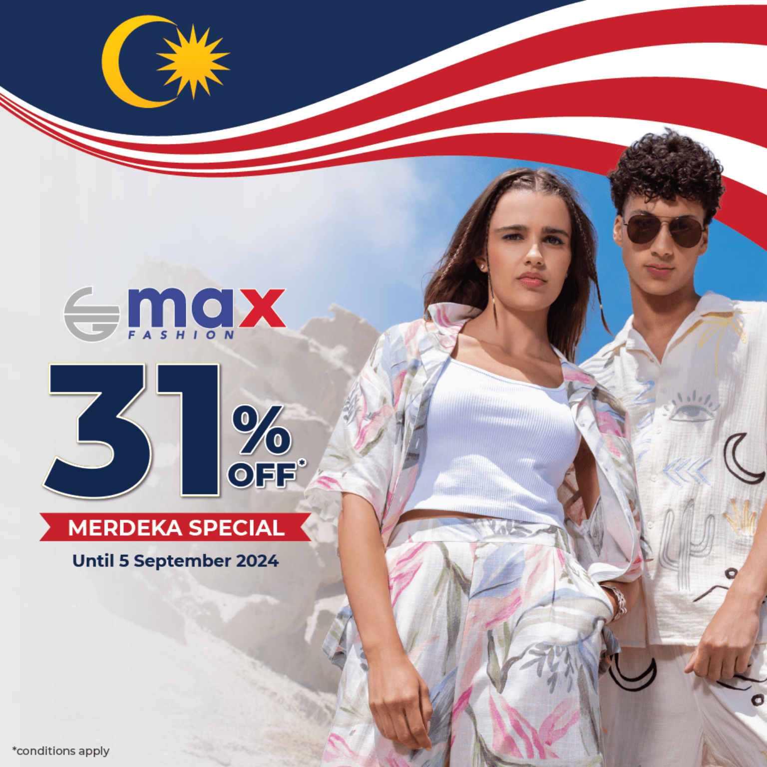 31% Off Merdeka Promo - Max Fashion