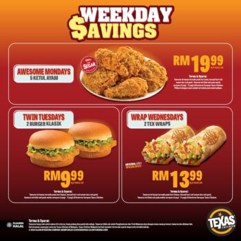 Exciting Weekday Savings 2024 at Texas Chicken Malaysia!