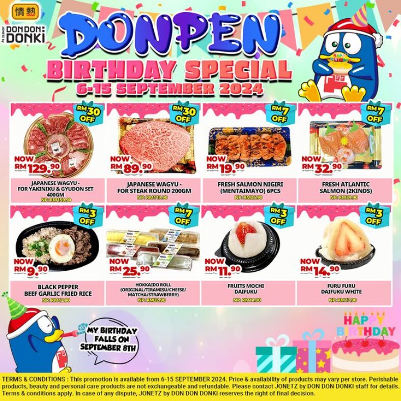Donpen's Birthday Bonanza: Up to RM30 Off Jonetz Products at DONKI ...
