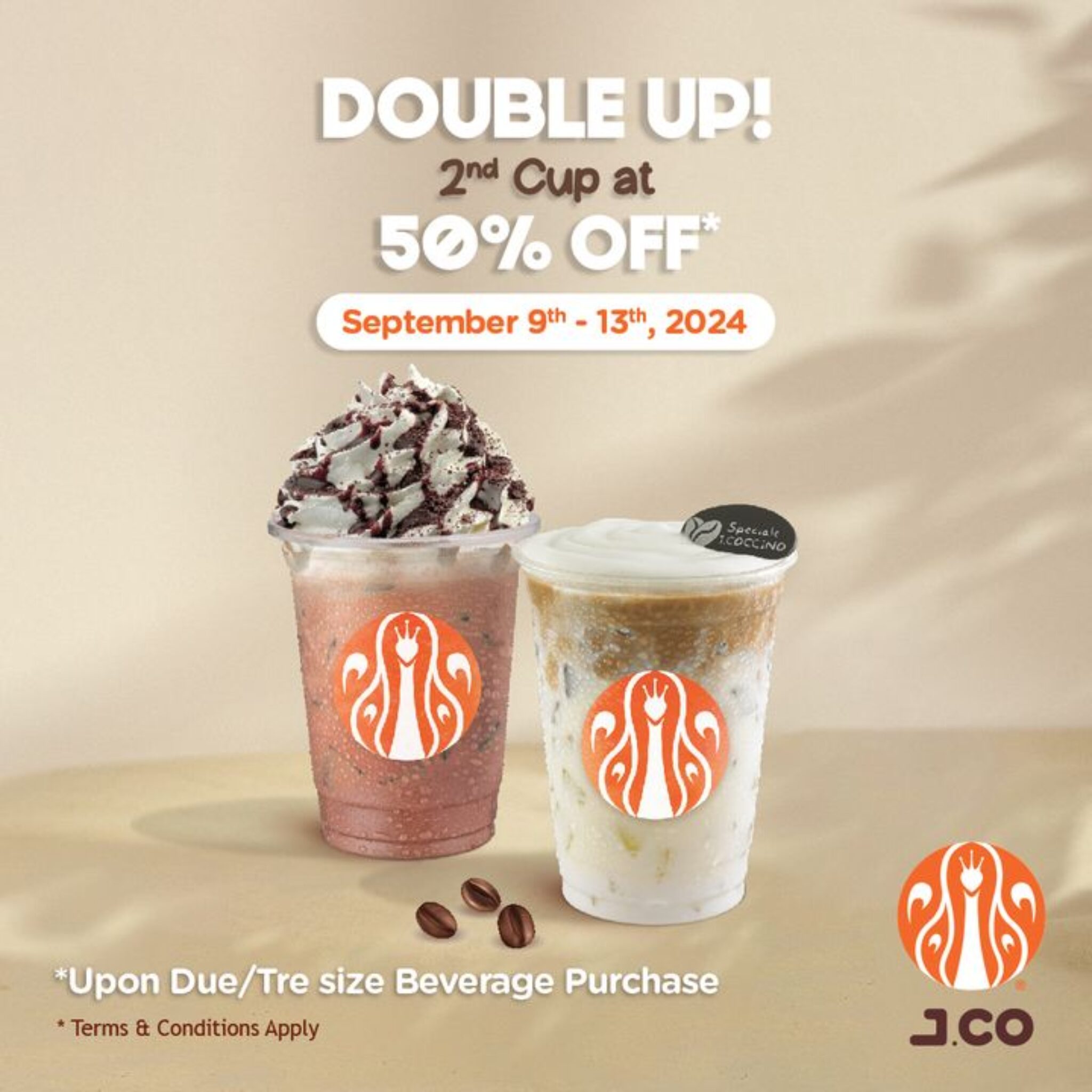 Double the Fun, Half the Price at JCO Donuts & Coffee!