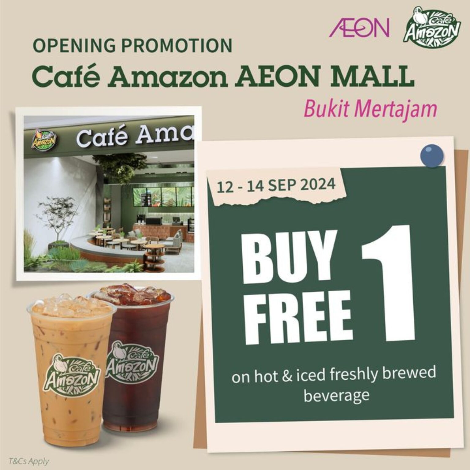 Double the Coffee, Double the Fun! Cafe Amazon Grand Opening Deal at ...