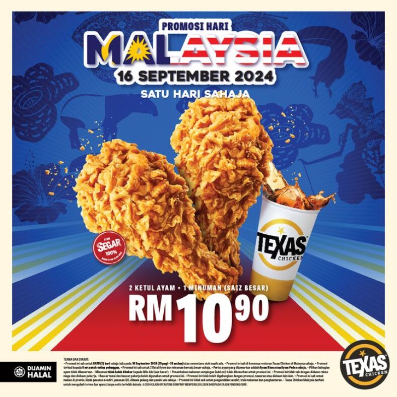 Celebrate Malaysia Day with Texas Chicken's Crispy Deal!