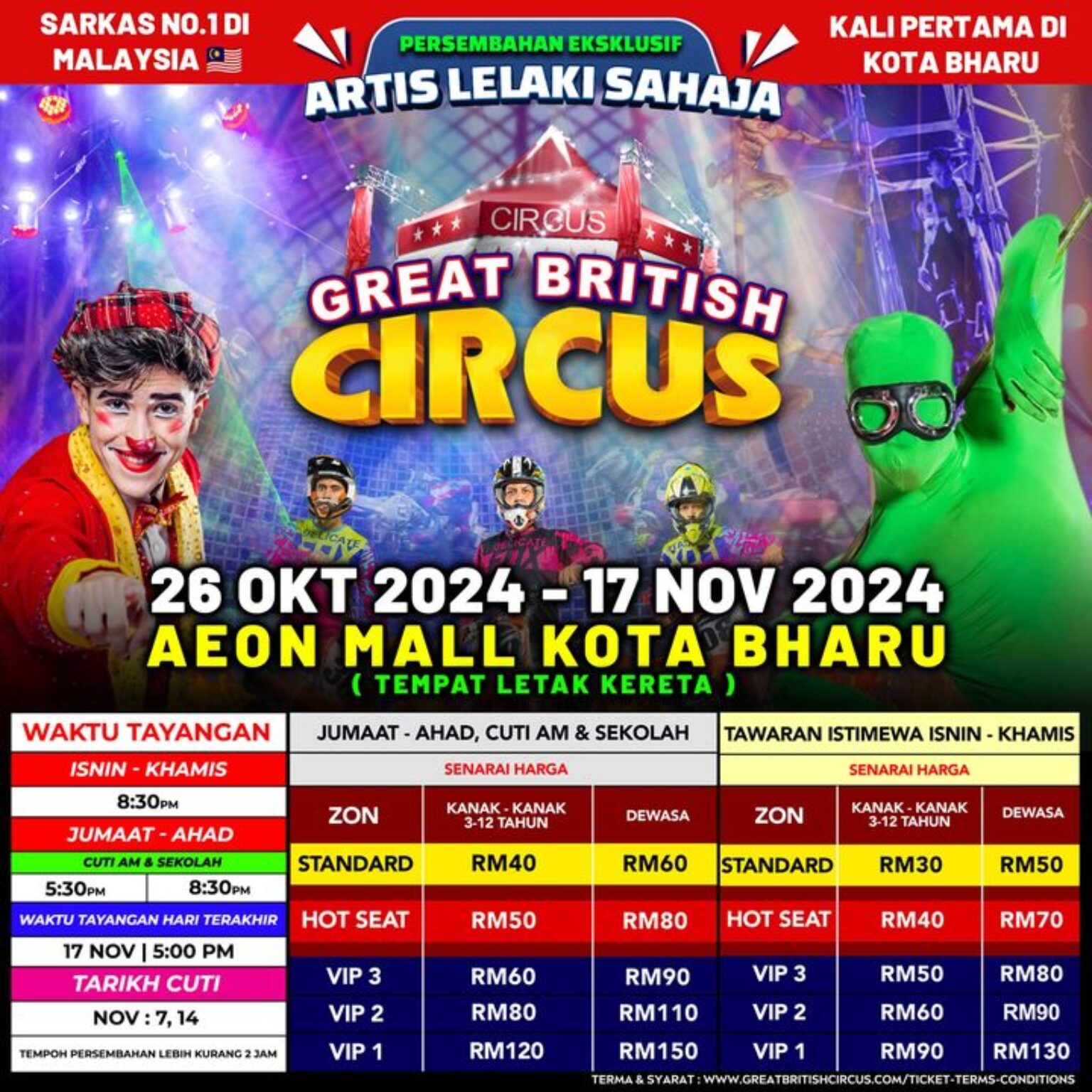 Great British Circus Malaysia: Family Fun Extravaganza! A Limited-Time ...