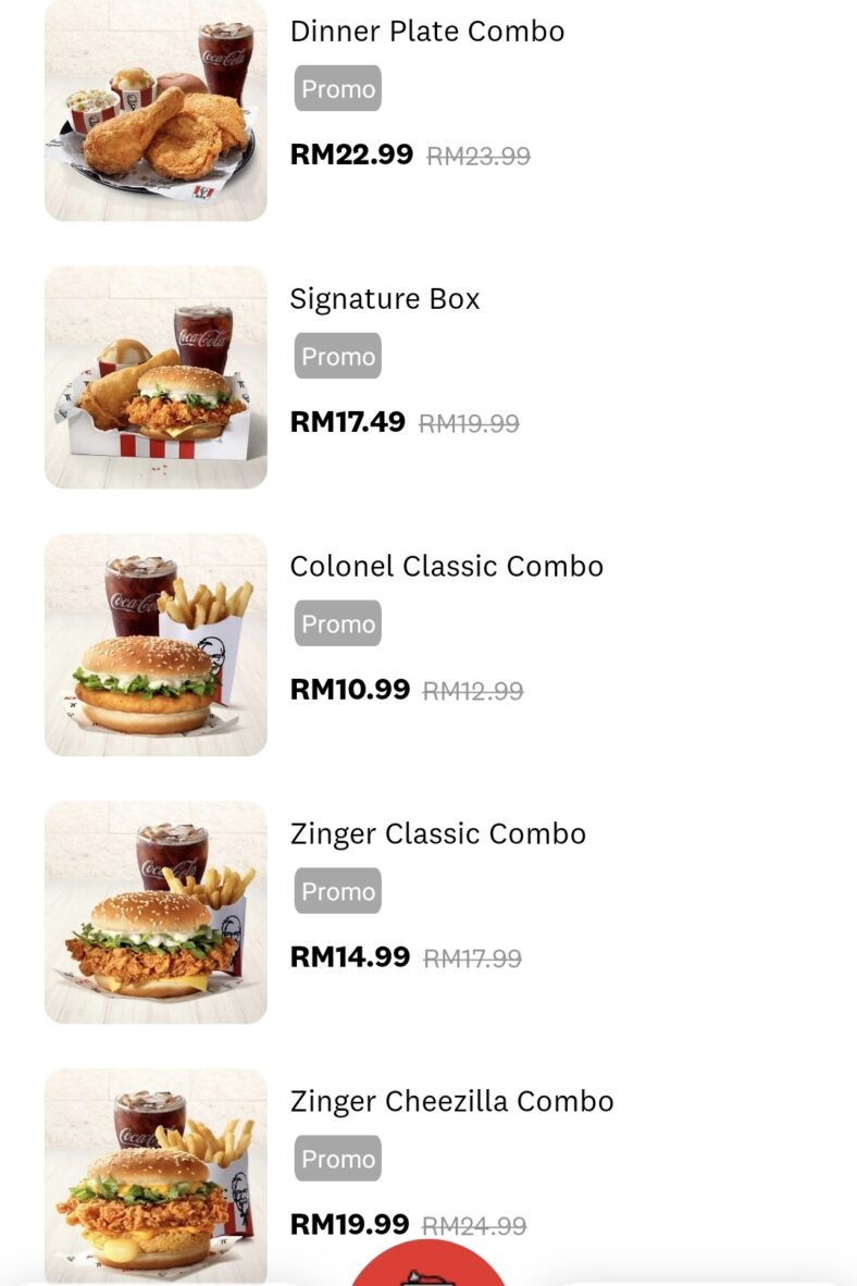 KFC Jimat Hari-Hari Deals 2024 | Combo Meals from RM 9.99