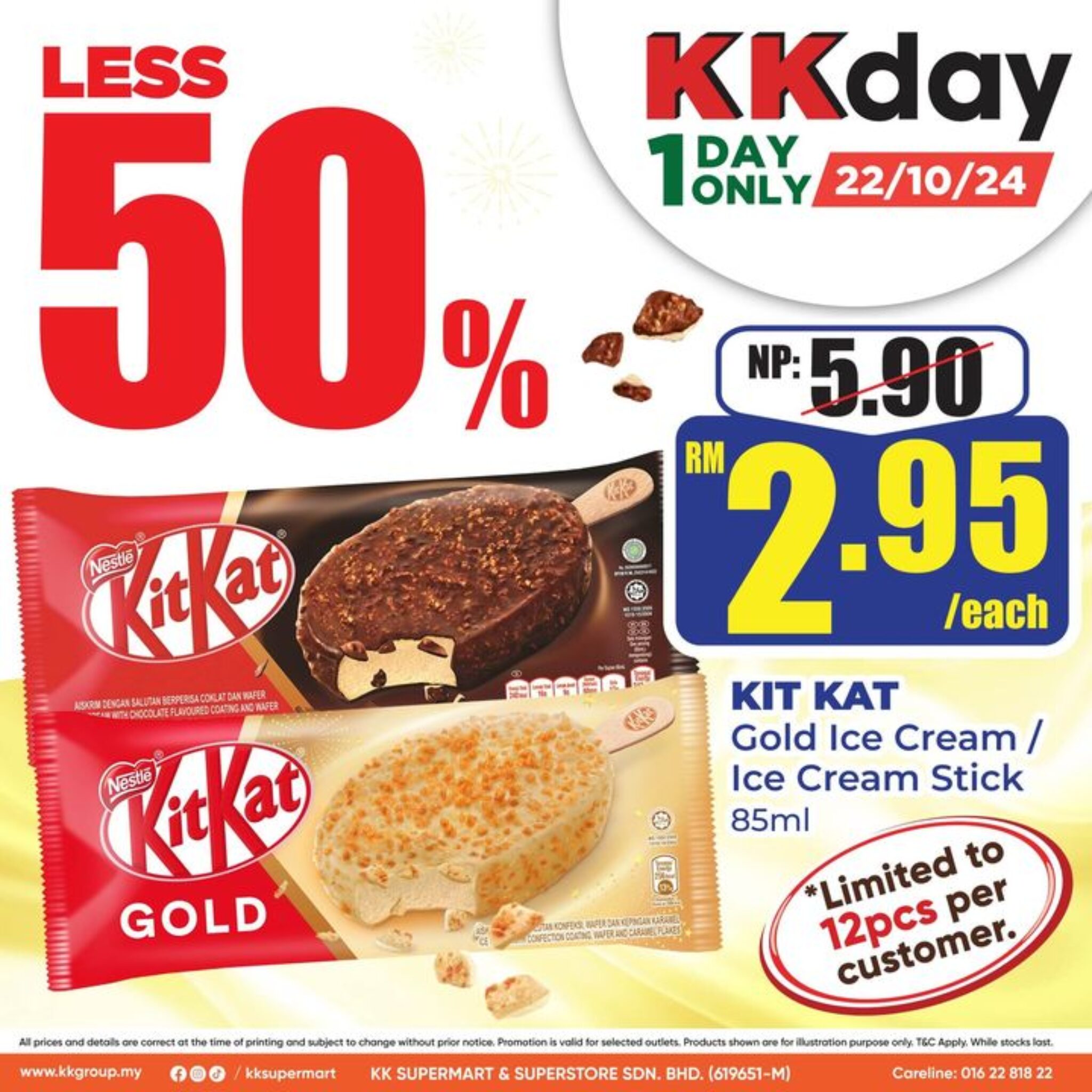 KK Super Mart KKDay: Score 50% Off Creamy, Crunchy Kit Kat Ice Cream! (October 22nd Only!)