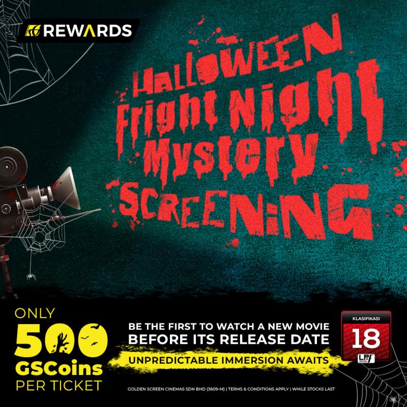 GSC Halloween Fright Night Mystery Screening: October 2024 - Spooky ...