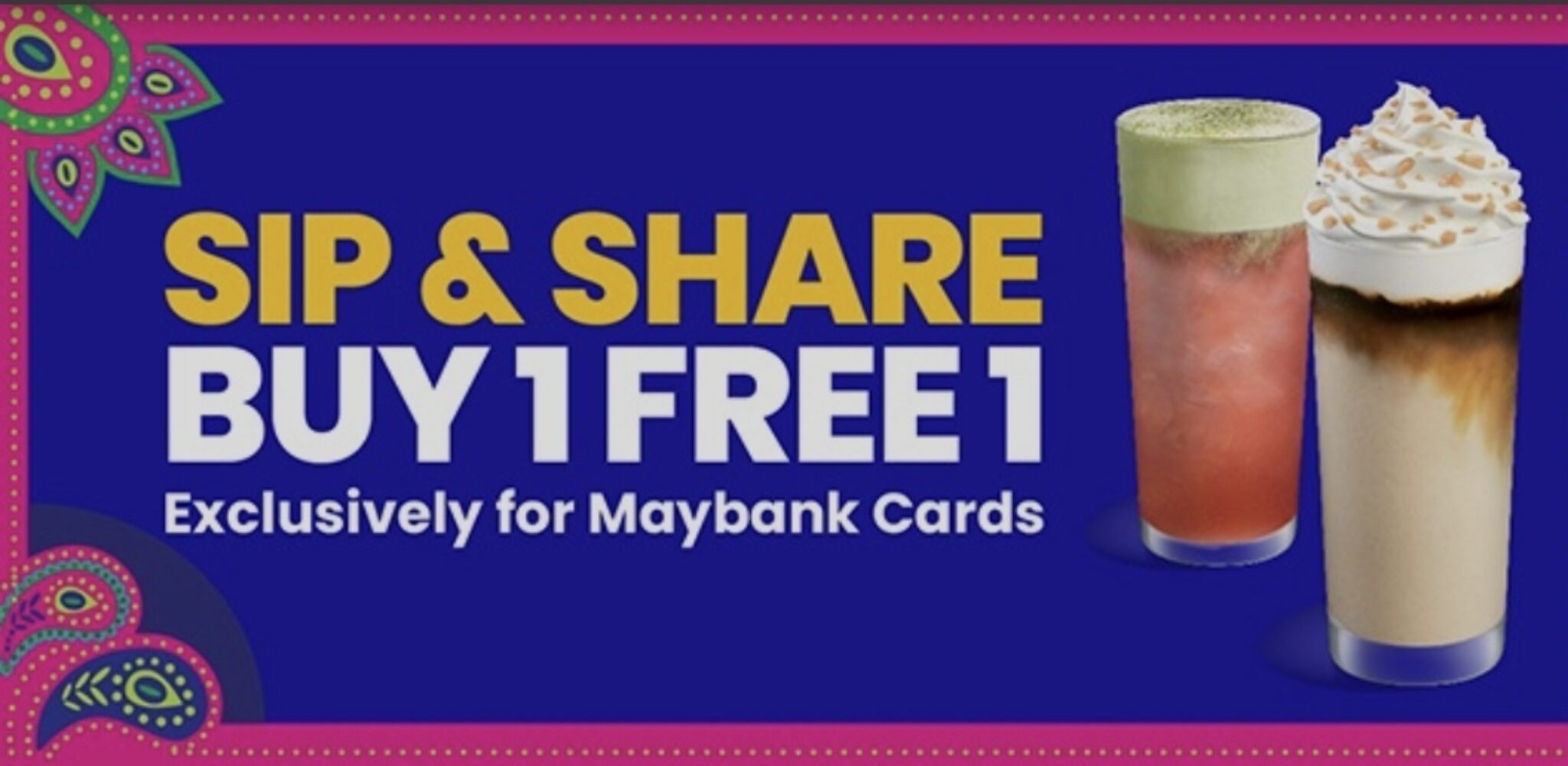 Celebrate Deepavali with Buy 1, Get 1 Free Starbucks Handcrafted ...