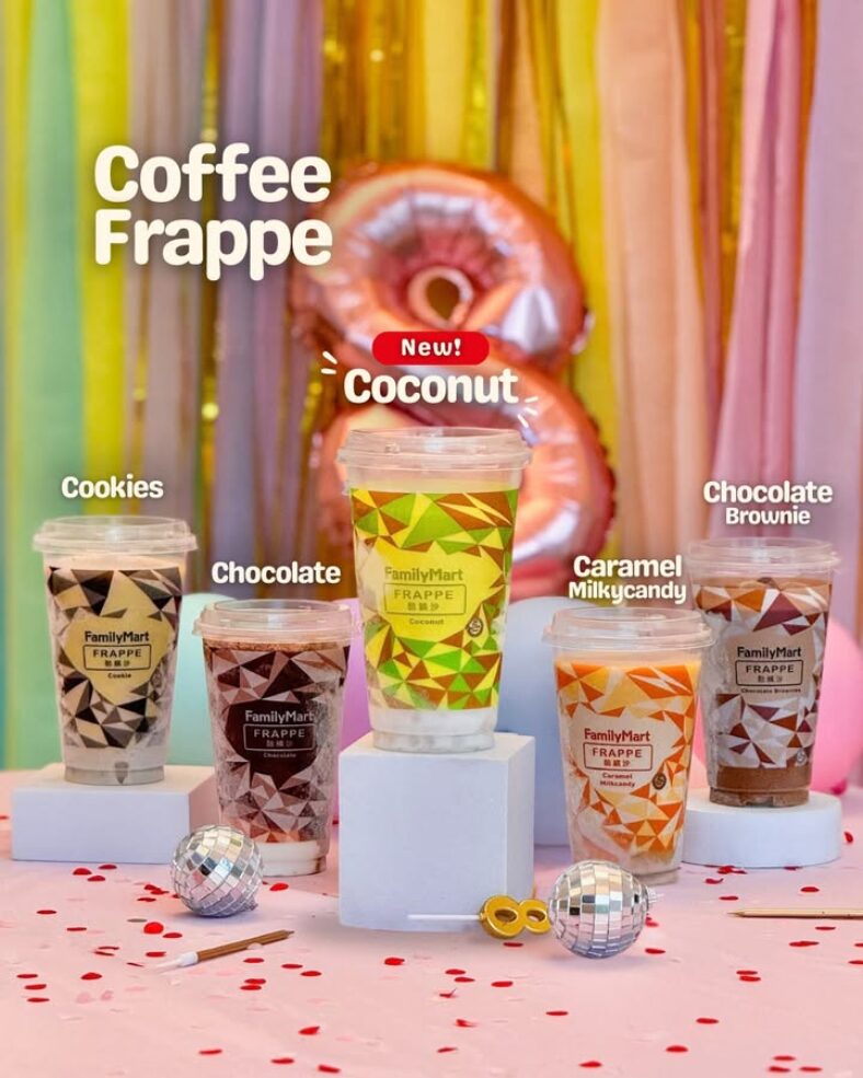 Celebrate FamilyMart's Frappe Frenzy 2024 : New Coffee Coconut & More!
