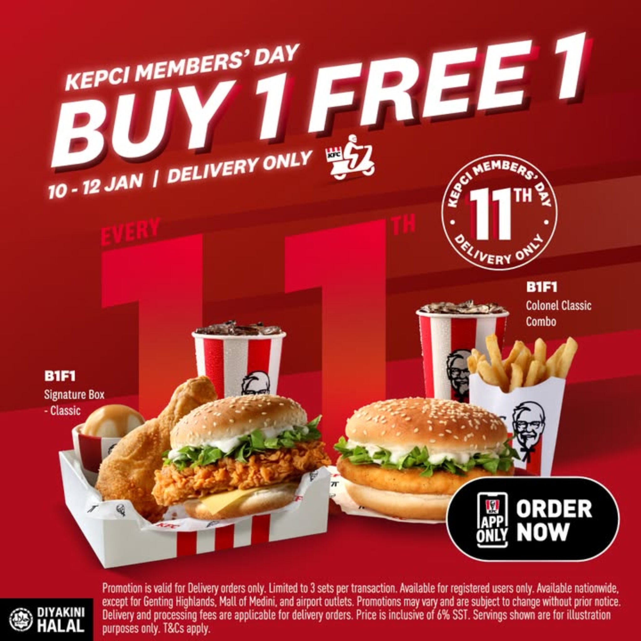 KFC's Member's Day Jan 2025: Double the Delight, Double the Flavor!