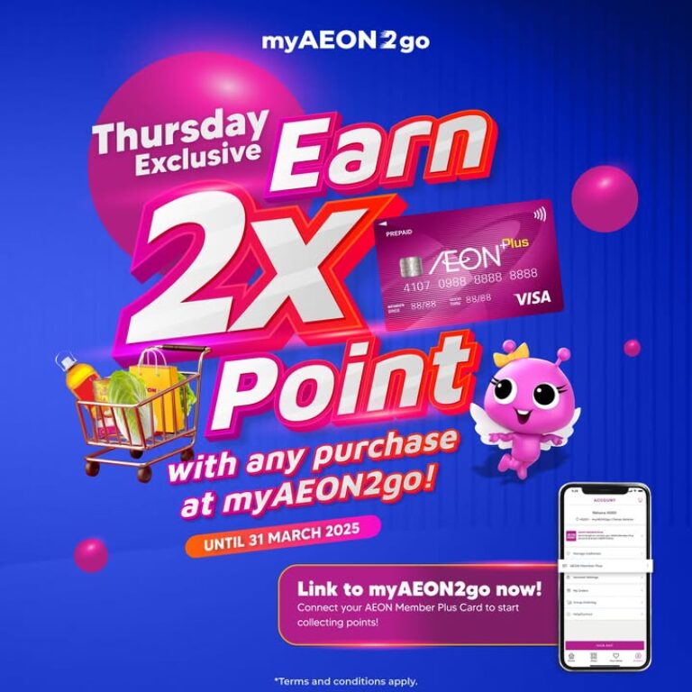 Double the Rewards: Enjoy 2x AEON Points Every Thursday in 2025 with ...