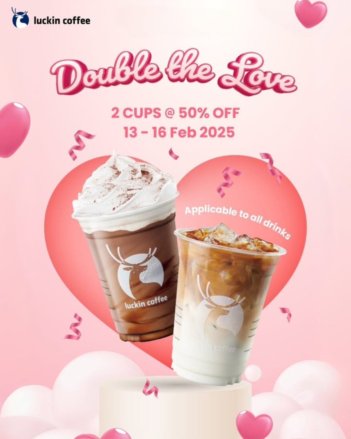 Valentine’s Day Special: Buy 2 at 50% OFF at Luckin Coffee Malaysia ...