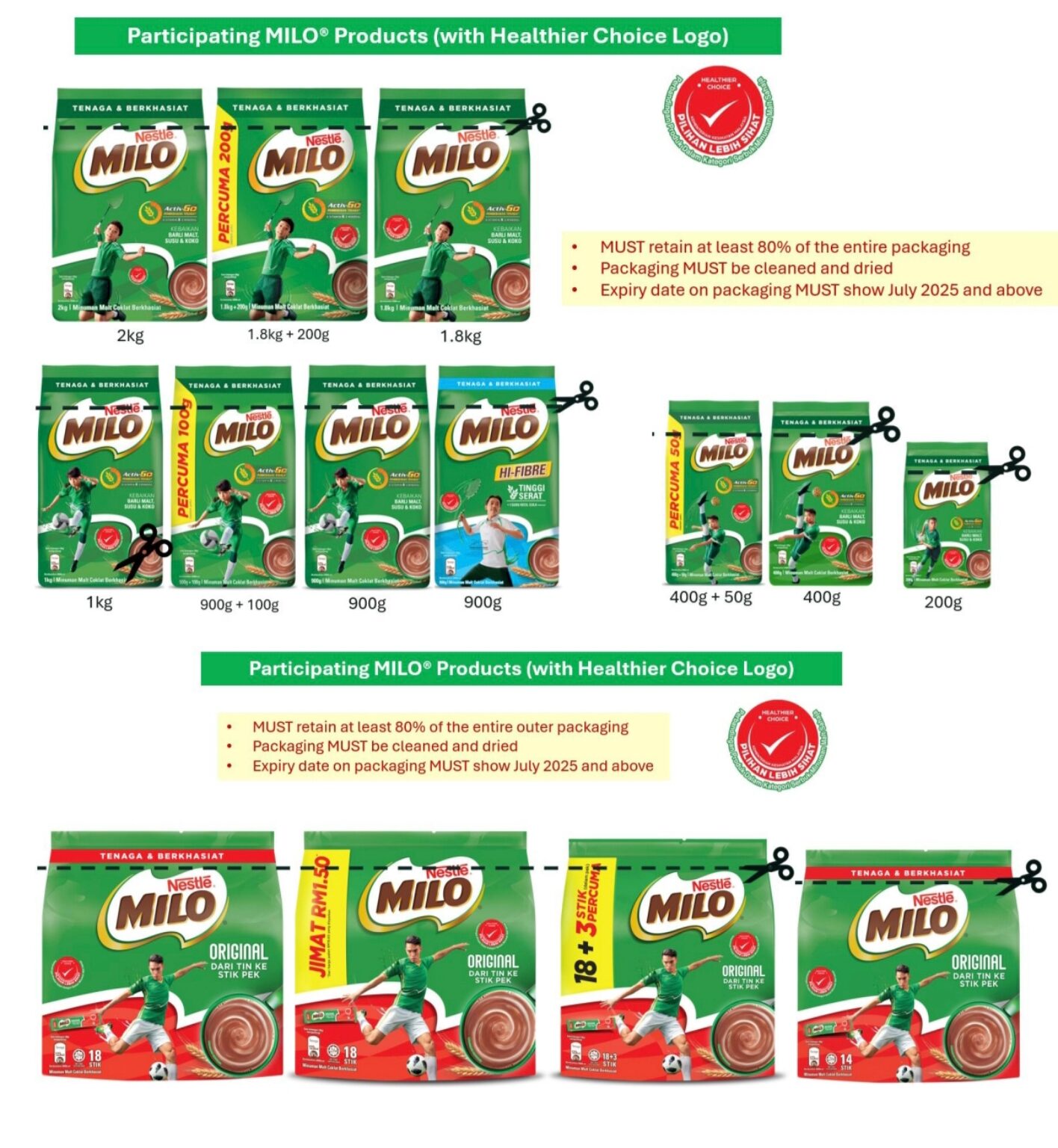 Minum & Tebus MILO® 2025 – Kumpul & Tebus Hadiah Edisi Terhad!