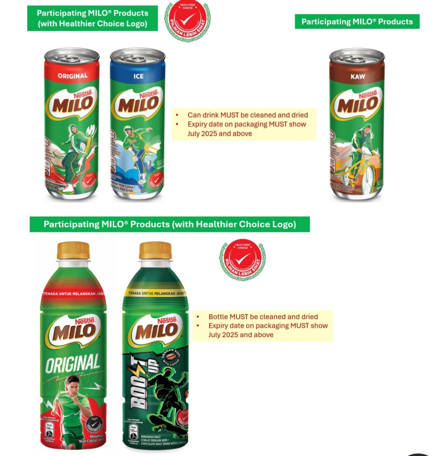 Minum & Tebus MILO® 2025 – Kumpul & Tebus Hadiah Edisi Terhad!