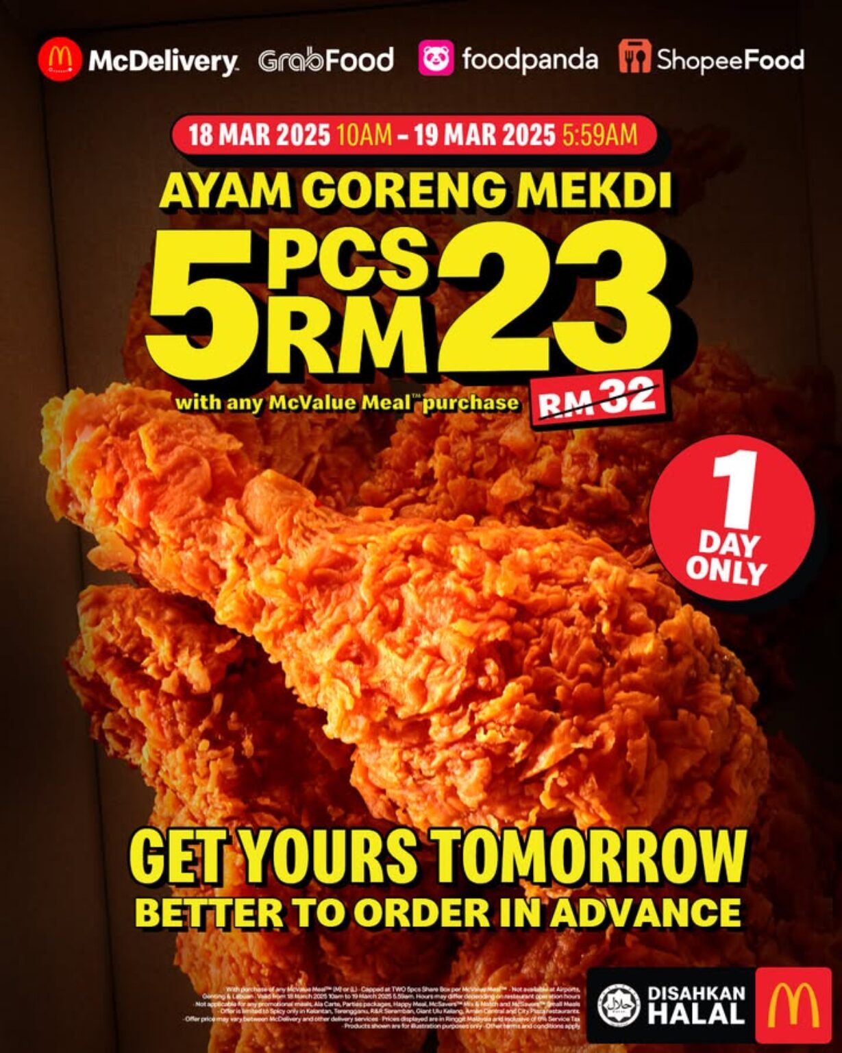 McDonald's Mekdi Buka Puasa Promo 2025: Grab 5 Ayam Goreng Mekdi for ...