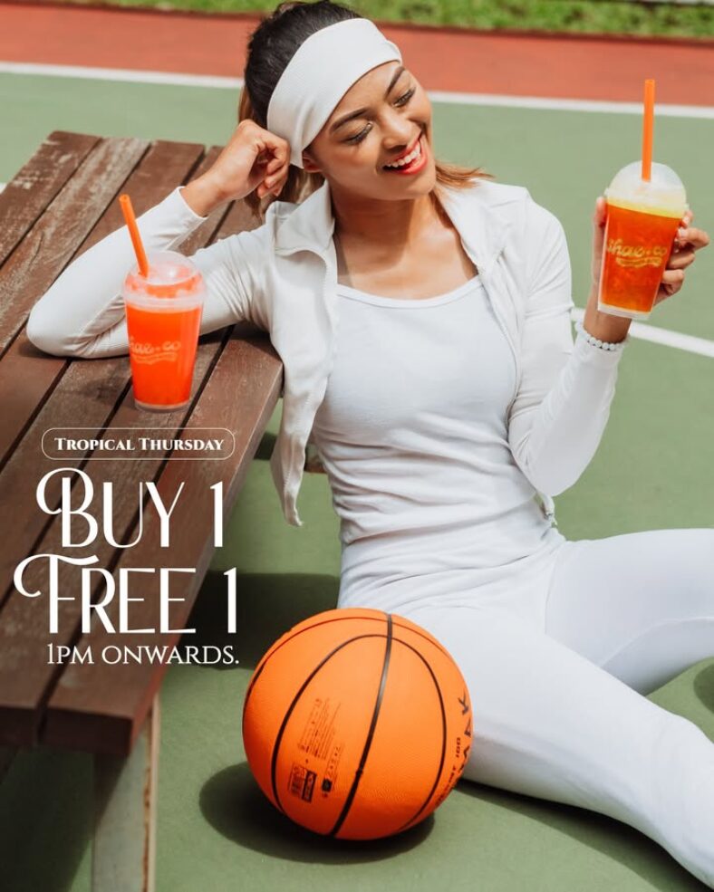 Shae.co Tropical Thursday: Buy 1 Get 1 Free Drink Deals!