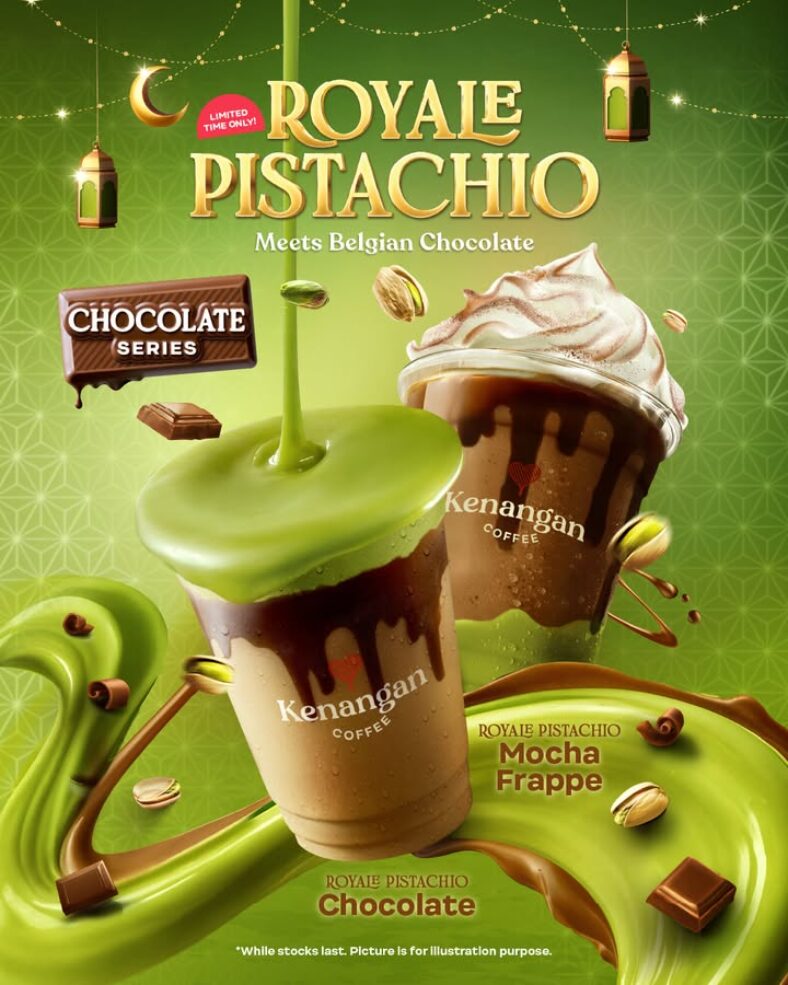 Indulge in Royale Pistachio Chocolate Series at Kenangan Coffee: A Limited-Time Delight!